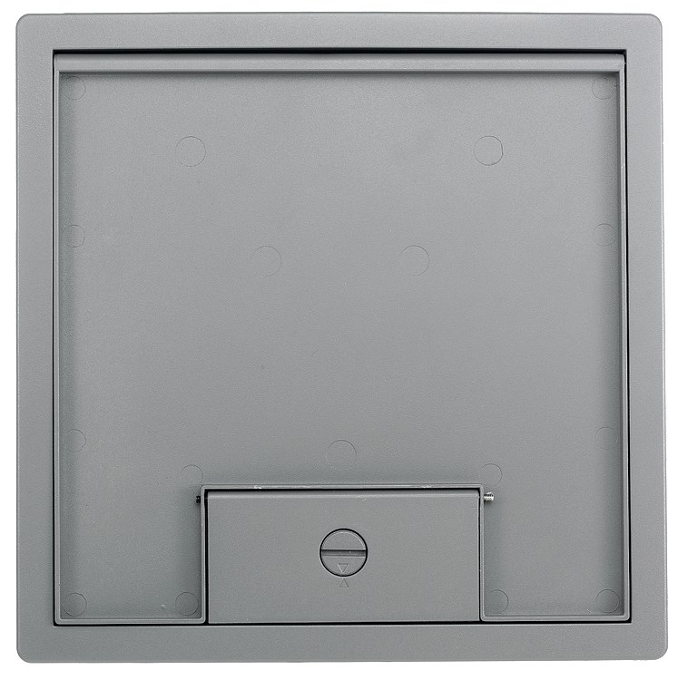 Hubbell HBLTCGNTSW 10.69 x 10.69 Inch Granite Die-Cast Metal Floor Box ...