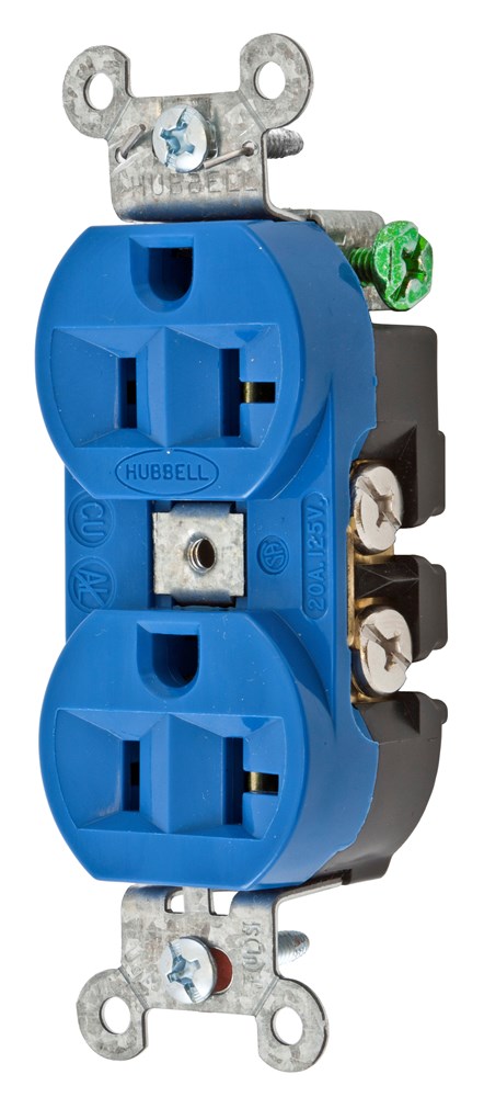HUBBELL 5362BL 20A 125V DPLX RCPT | Gordon Electric Supply, Inc.