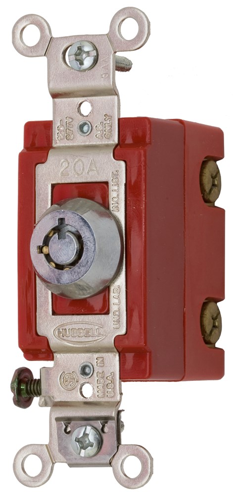 HUBBELL HBL1221RKL 20A RED SP-TGL SW | Gordon Electric Supply, Inc.