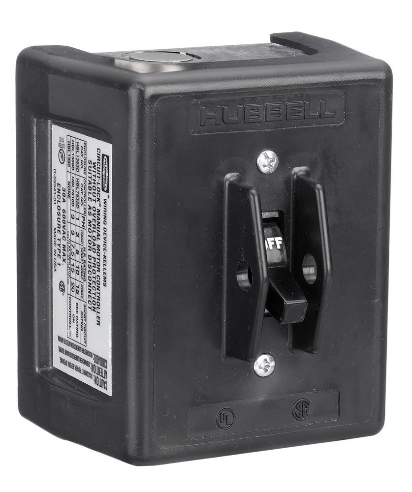 Hubbell Wiring Devices HBL1389D 30 Amp 600 VAC 3-Pole NEMA 1 Non ...