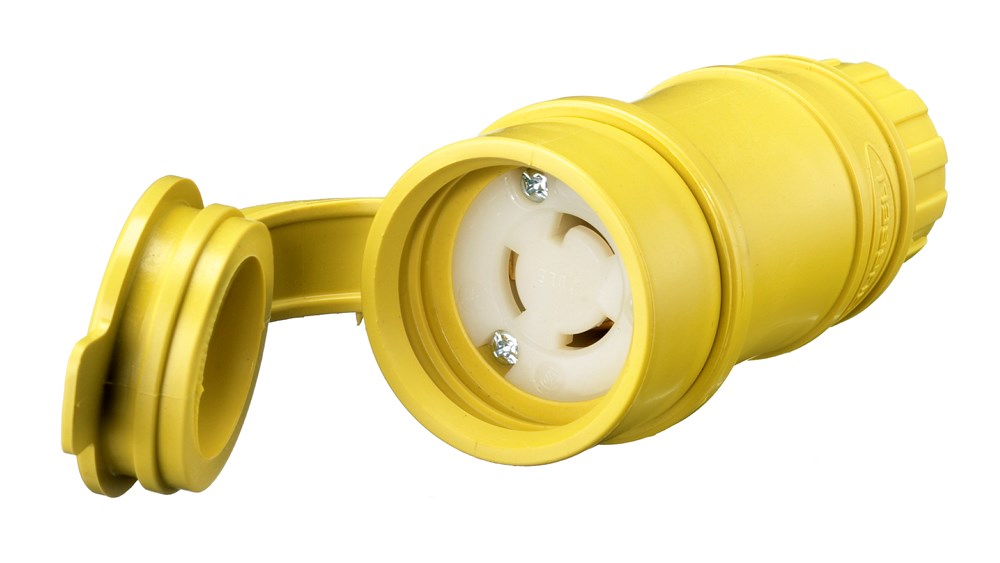 HUBBELL HBL25W47 15A WHT ELSTGRP CONN | Gordon Electric Supply, Inc.