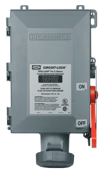HUBBELL HBL430MIFS2W MECH INTERLOCK | Gordon Electric Supply, Inc.