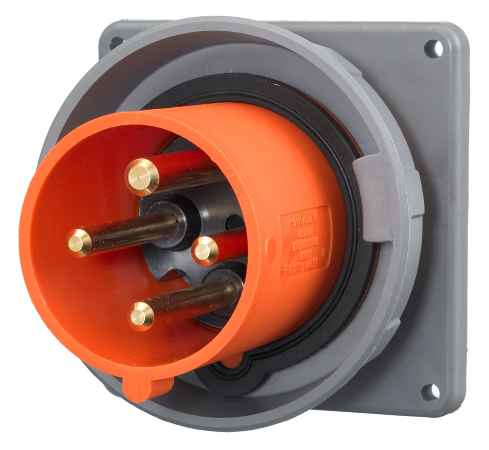 HUBBELL HBL460B12W INLET-3P4W125/250V | Gordon Electric Supply, Inc.