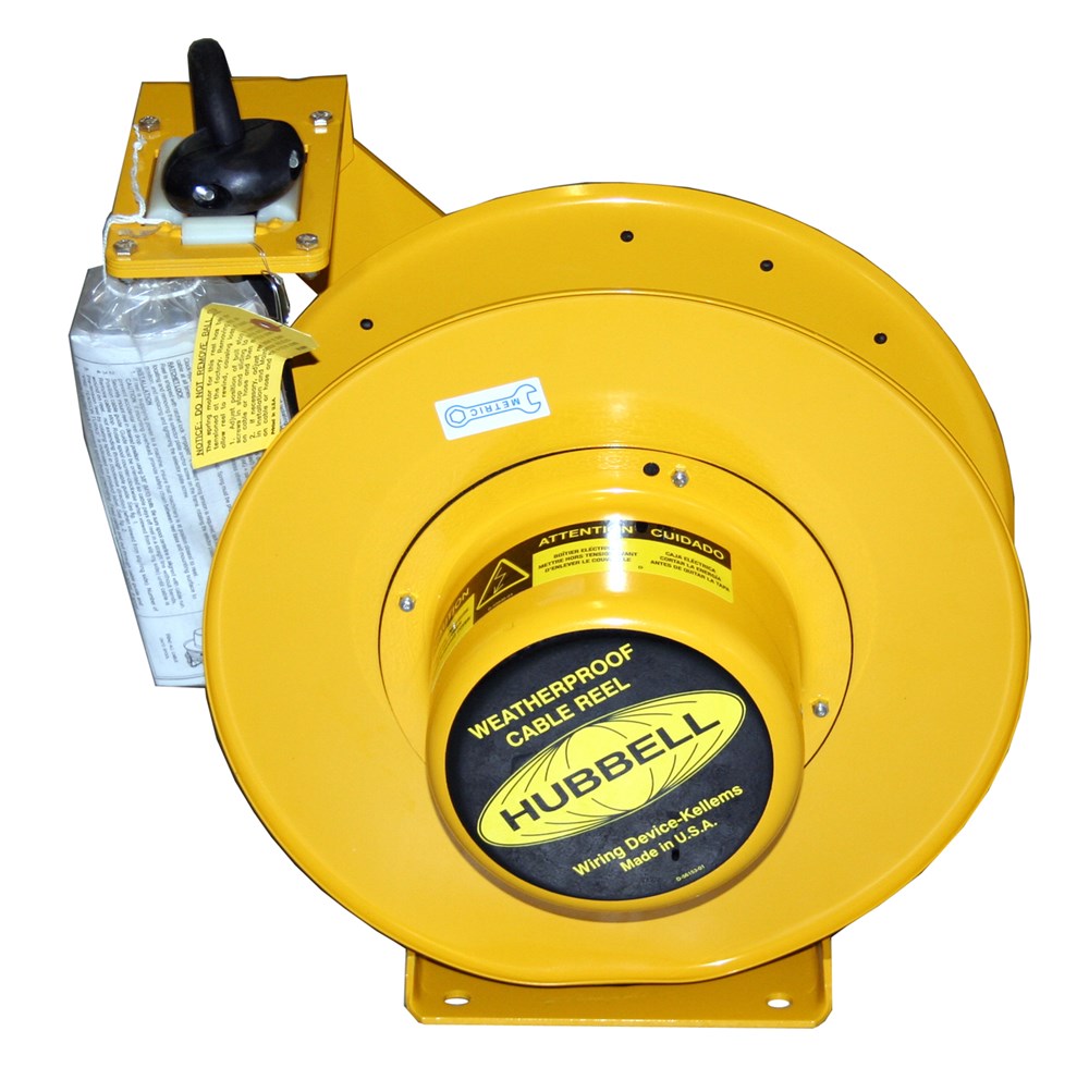 HUBBELL HBL501232W 16IN WP CABLE REEL | Gordon Electric Supply, Inc.