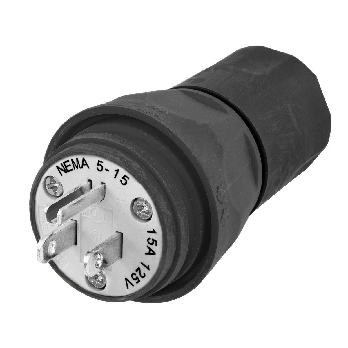HUBBELL HBL14W47BK 15A/125V WT PLUG | Gordon Electric Supply, Inc.