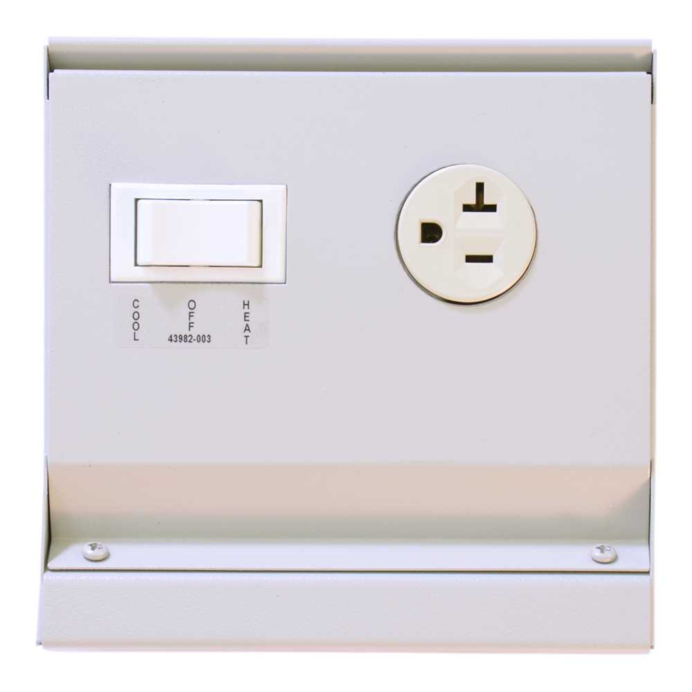 TPI SR120 TRANSFER SWITCH FOR BASEBOARD MOUNTED IN 6IN BLANK120V IVORY ...