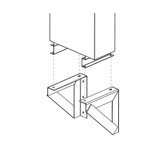 Hammond Power NQTW1 Accessory Wall Mounting Brackets For Nqt7/Nqt8 ...
