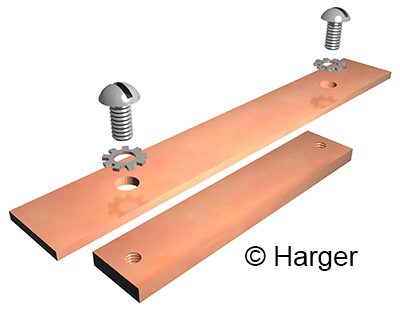 HARGER FSC6 FLAT STRAP CLAMP | Gordon Electric Supply, Inc.