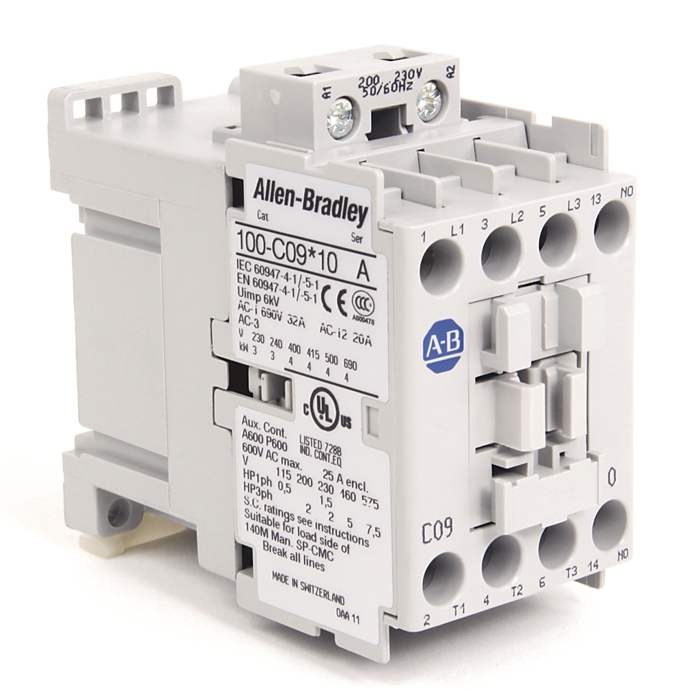 100-C09KJ10 AB 3P 9A CONTACTOR | Kendall Electric Inc