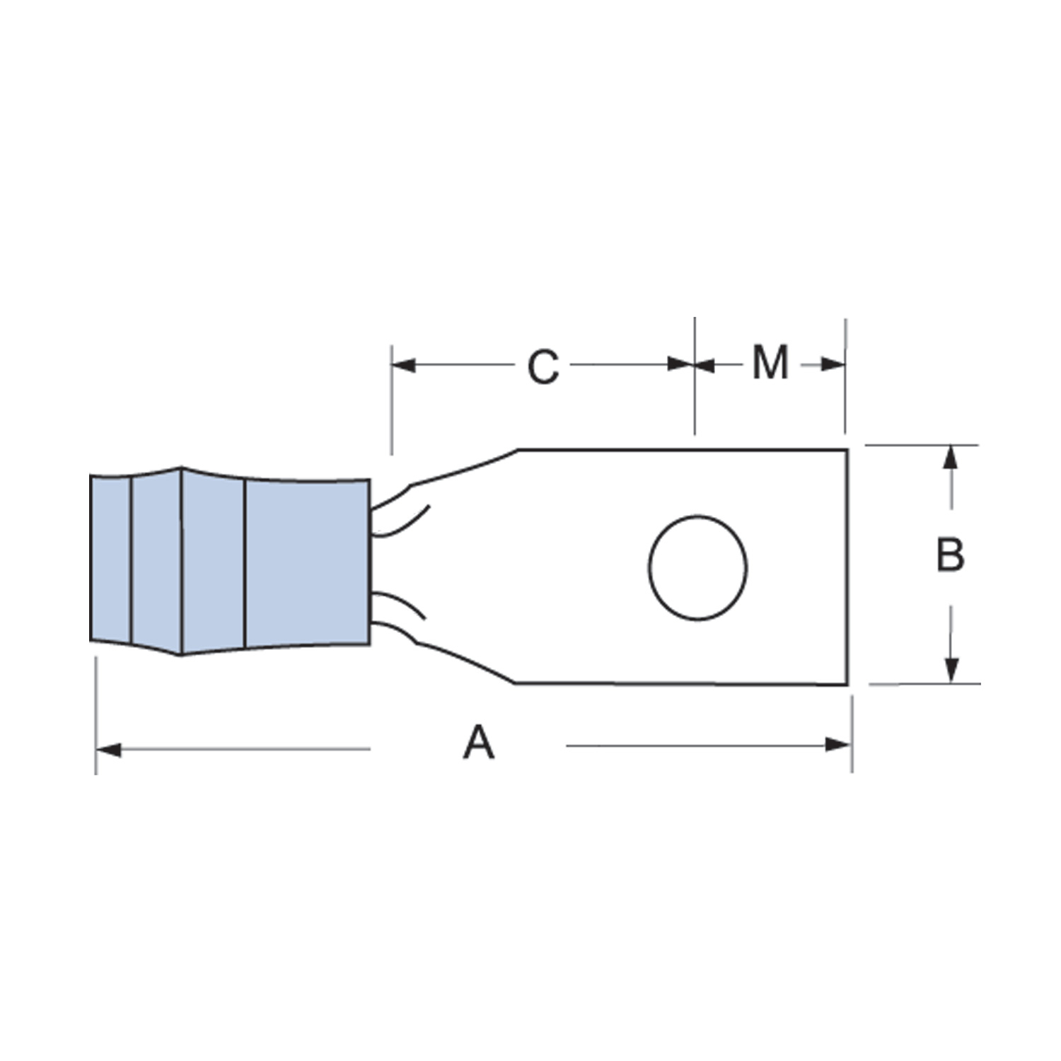 T&B RB484 16-14 RECT TERM BULK | Gordon Electric Supply, Inc.