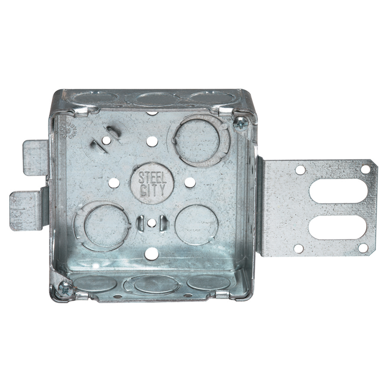 STL-CTY 52151-EF-SSX 4SQ BOX W/BRKT | Gordon Electric Supply, Inc.