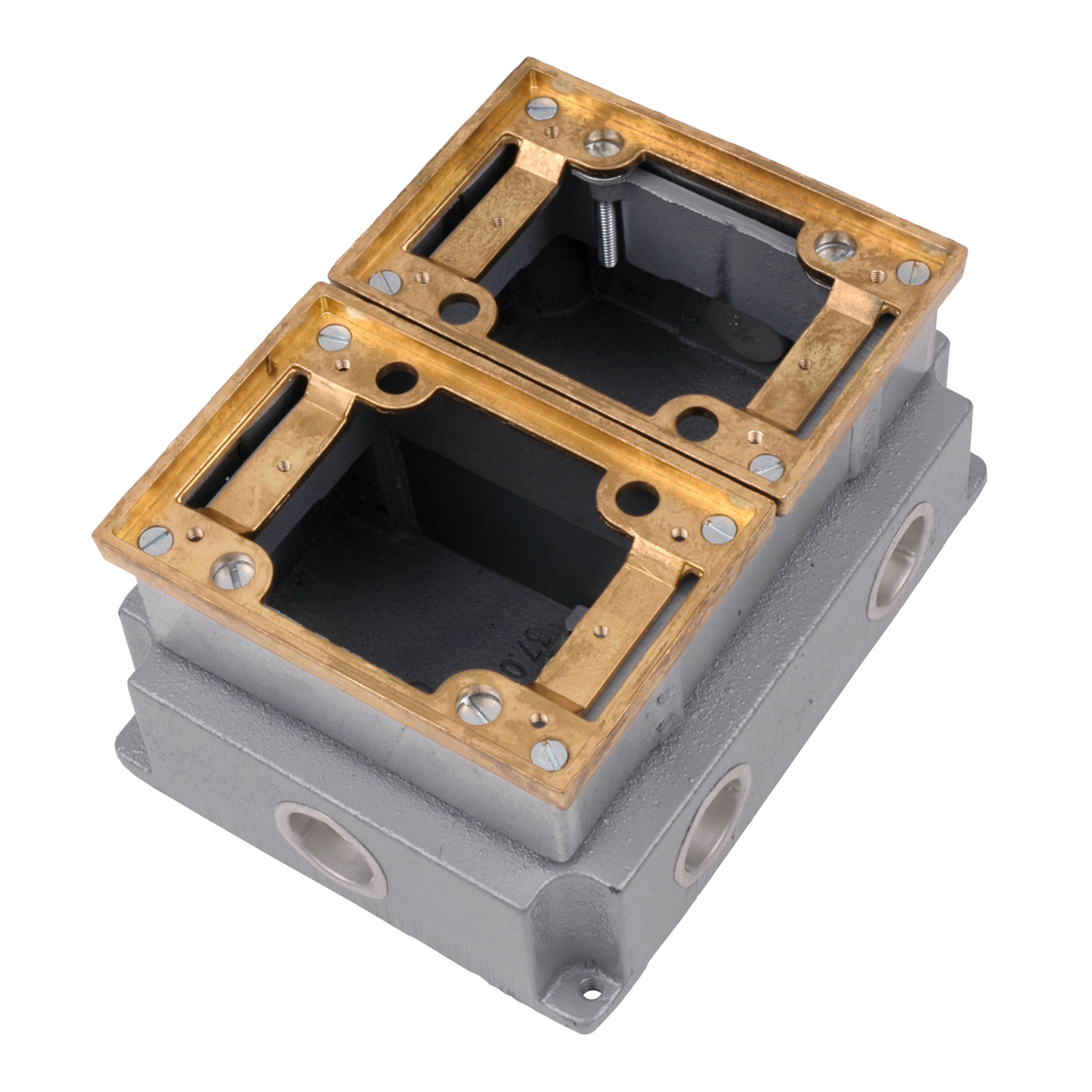 STL-CTY 642-1 2GANG ADJWT FLOOR BOX | Gordon Electric Supply, Inc.