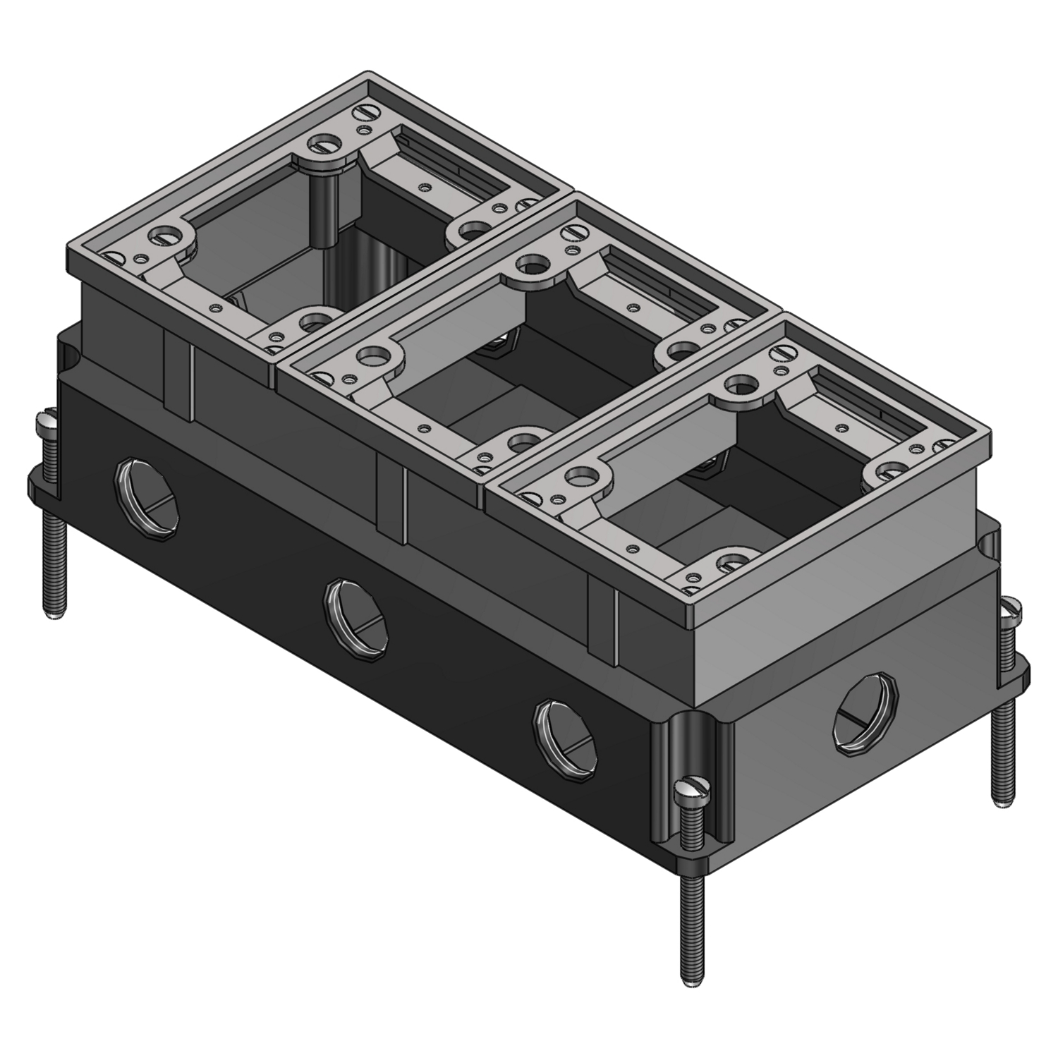 STL-CTY 643-AL 3G ADJ WT FLOOR BOX | Gordon Electric Supply, Inc.