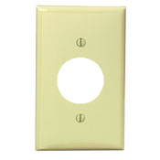 Leviton 80704-I 2.75 x 0.215 x 4.5 Inch 1-Gang Smooth Ivory ...