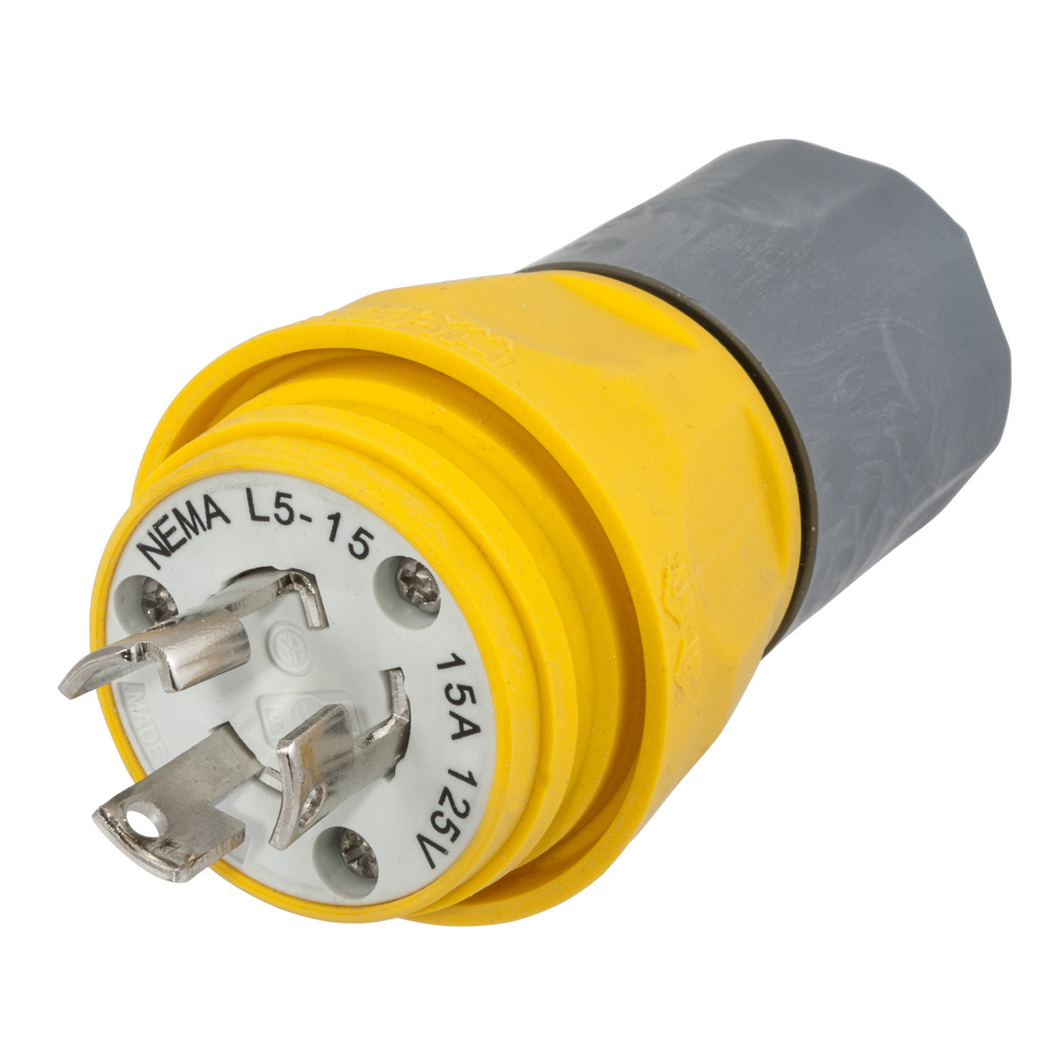 HUBBELL HBL24W47A 15A/125V WT PLUG | Gordon Electric Supply, Inc.