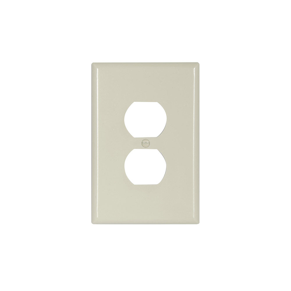 COOPER 2142A-SP-L WALLPLATE 1-GANG DUPLEX RECEPTACLE THERMOSET OVER ...