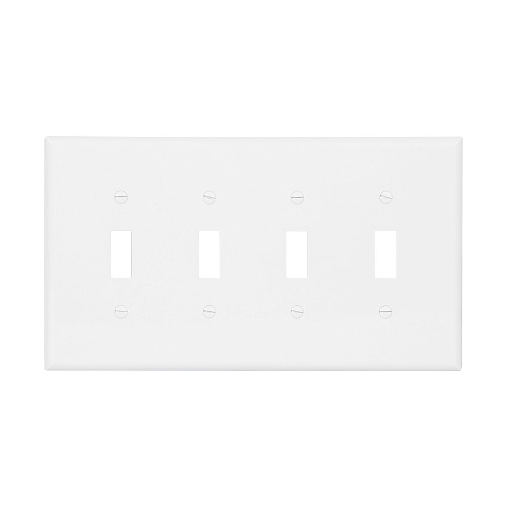 Product Listing for Eaton 4-gang wallplate standard white